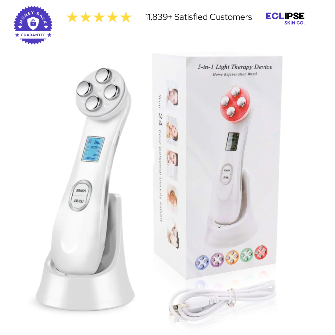Eclipse® Light Therapy Skincare Wand | With Red and Green Light Therapy ...